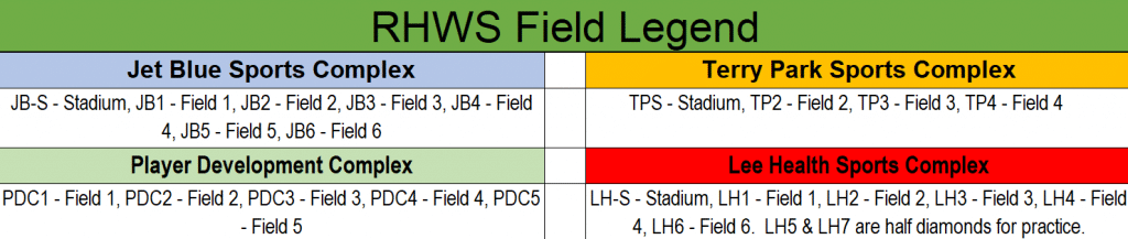 RHWS 36 Timeless Schedule Results and Standings - Roy Hobbs Baseball